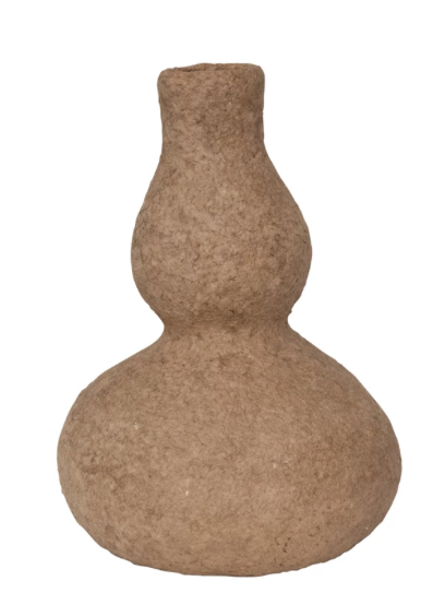Luna Paper Mache Vase – Leyland Blue